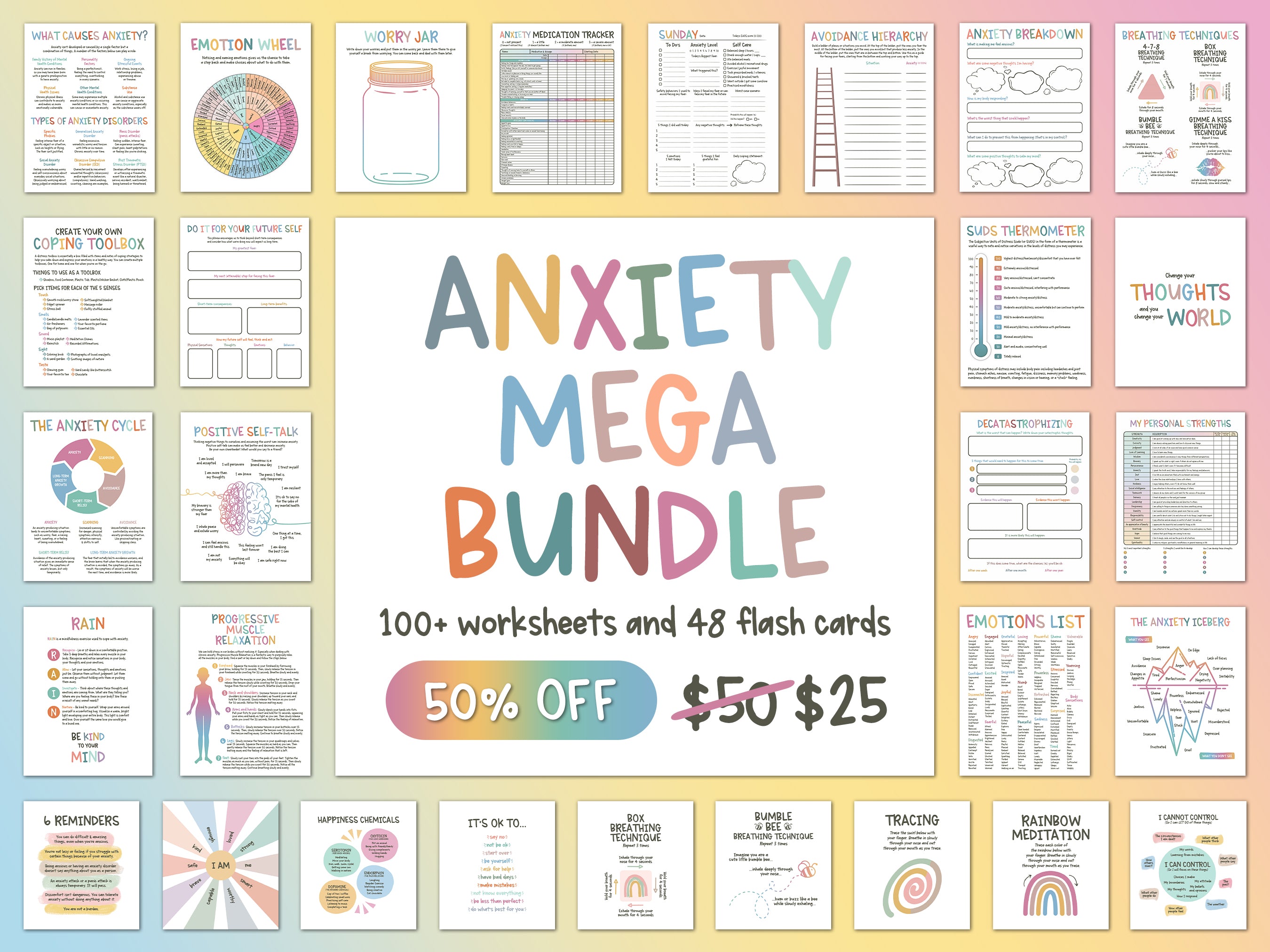 ANXIETY MEGA BUNDLE – Shine and Thrive Therapy