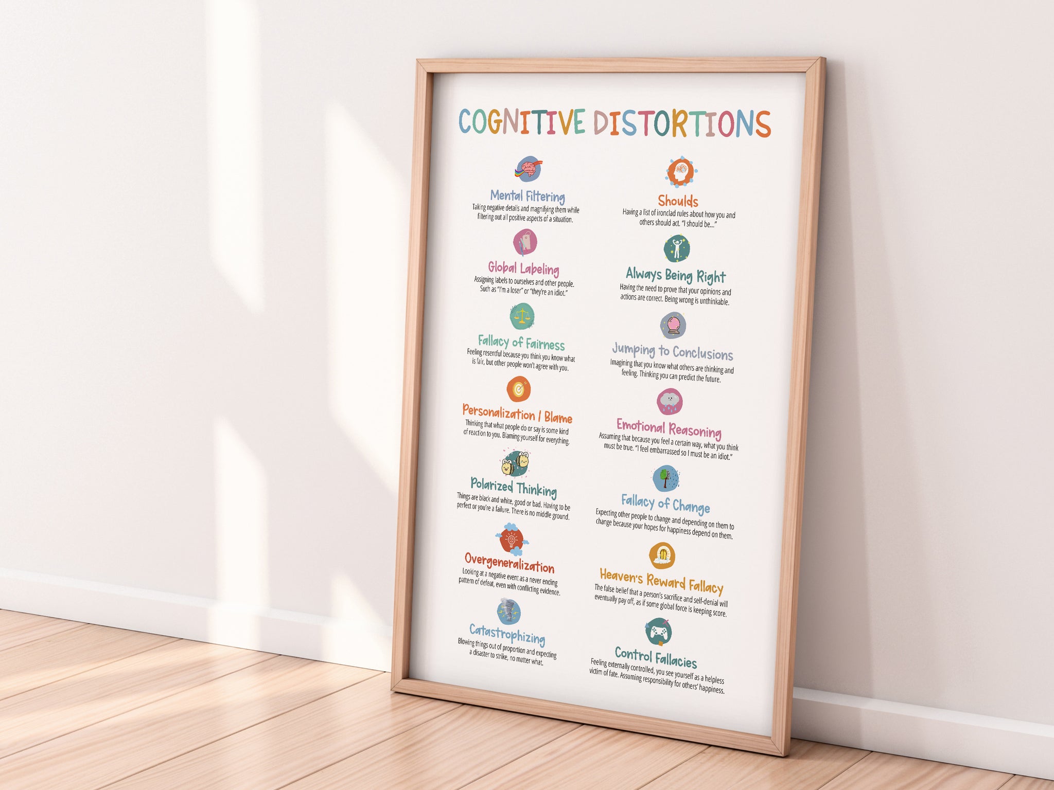 Cognitive Distortions Poster – Shine and Thrive Therapy