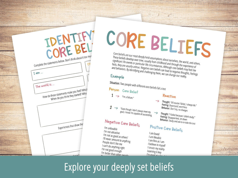 Thought Challenging Worksheets – Shine and Thrive Therapy