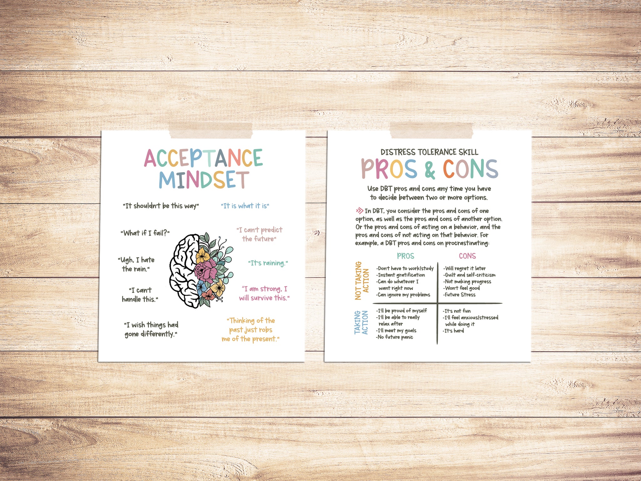 DBT Flash Cards – Shine and Thrive Therapy