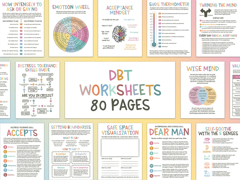 DBT Worksheets – Shine and Thrive Therapy